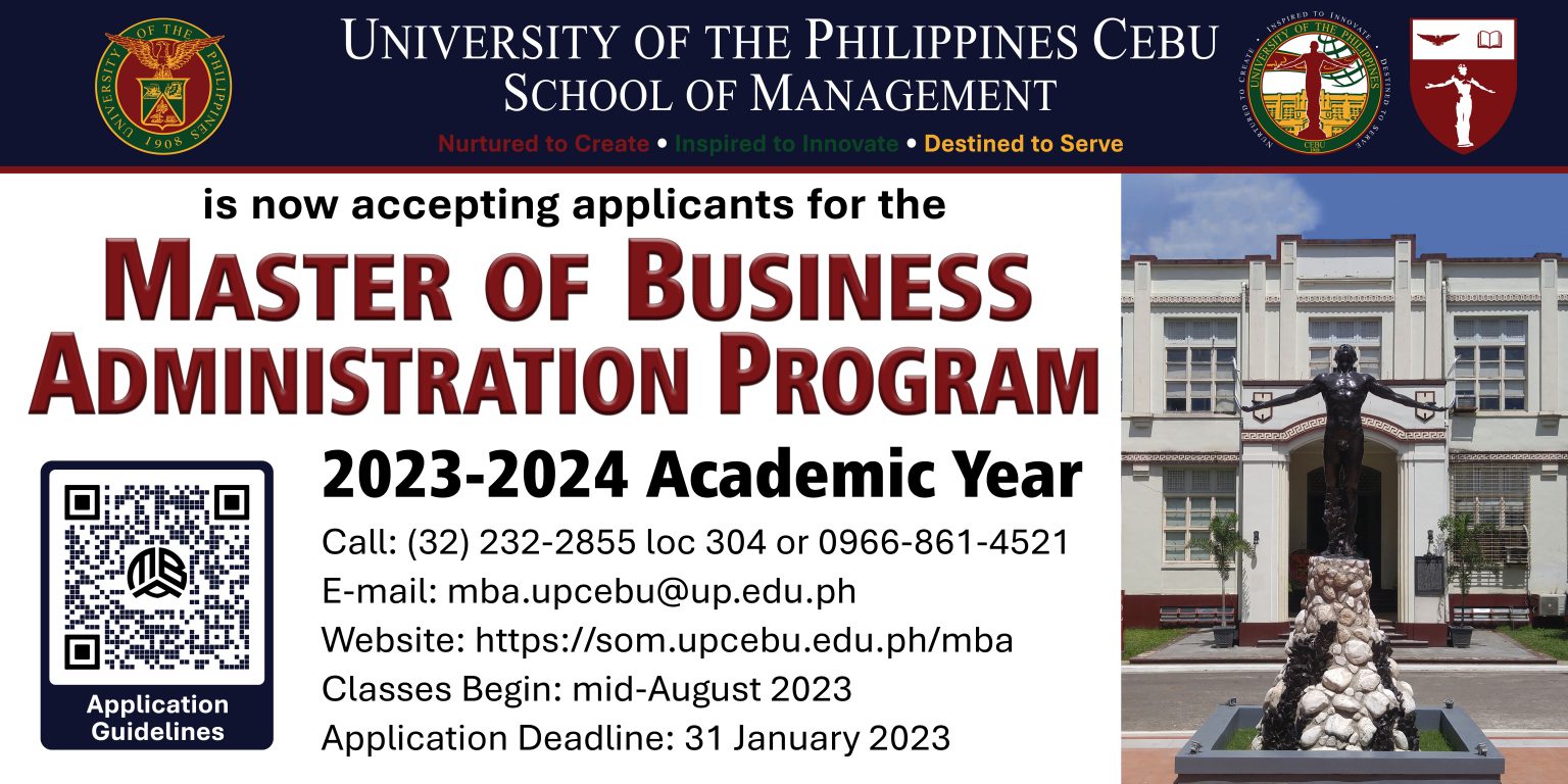 Announcements - University of the Philippines Cebu School of Management