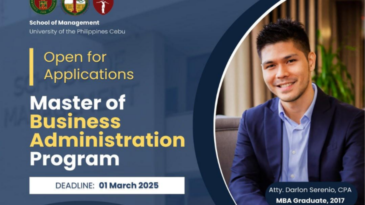 UP Cebu MBA Program is Accepting Applications for AY 2025-2026